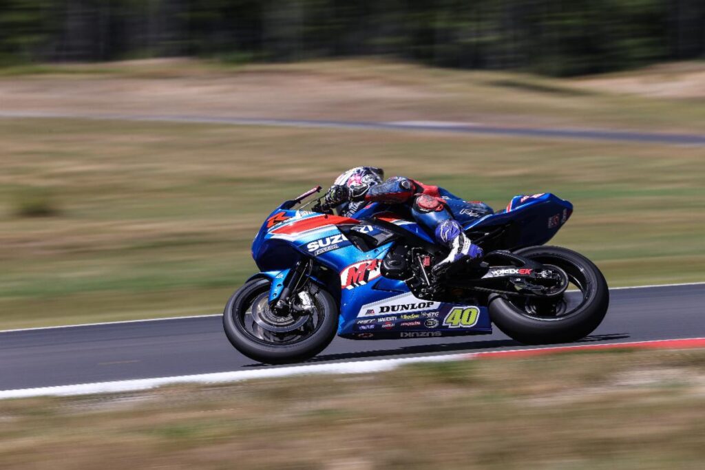 Sean Dylan Kelly won MotoAmerica Supersport Race 1 Saturday at Ridge ...